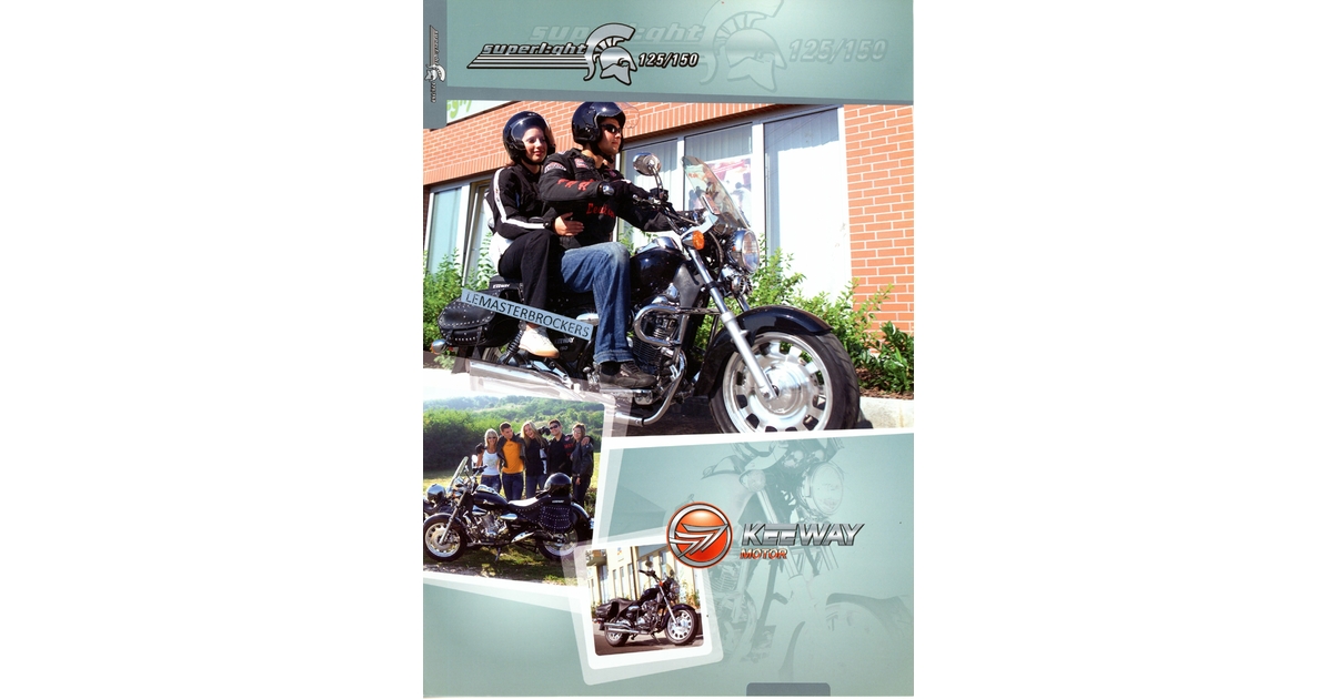 KEEWAY MOTOR SUPERLIGHT 125 / 150 - FICHE MOTO