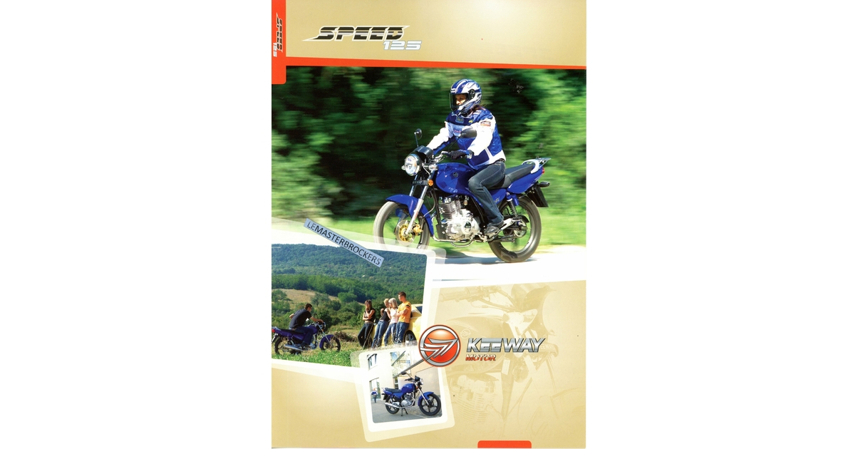 KEEWAY MOTOR SPEED 125 - BROCHURE MOTO