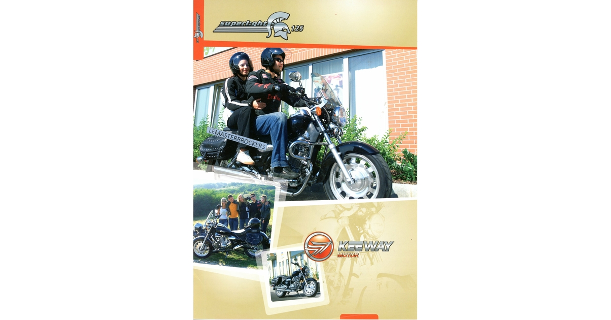 KEEWAY MOTOR SUPERLIGHT 125 - BROCHURE FICHE PROSPEKT MOTO - BROCHURES ...