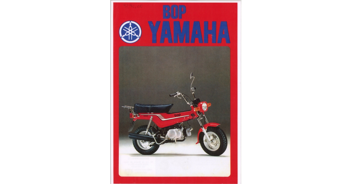 YAMAHA BOP FAC-SIMILÉ BROCHURE MOTO 50 - BROCHURES MOTO