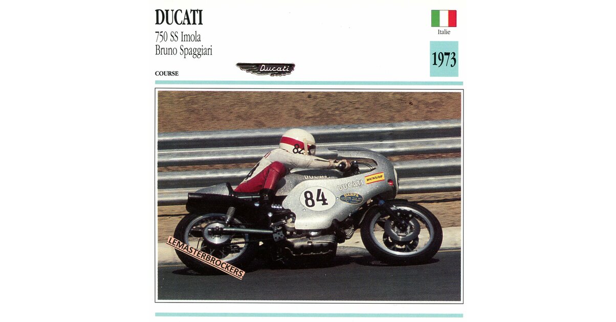 DUCATI 750 SS IMOLA BRUNO SPAGGIARI - FICHE MOTO CARACTÉRISTIQUES ...