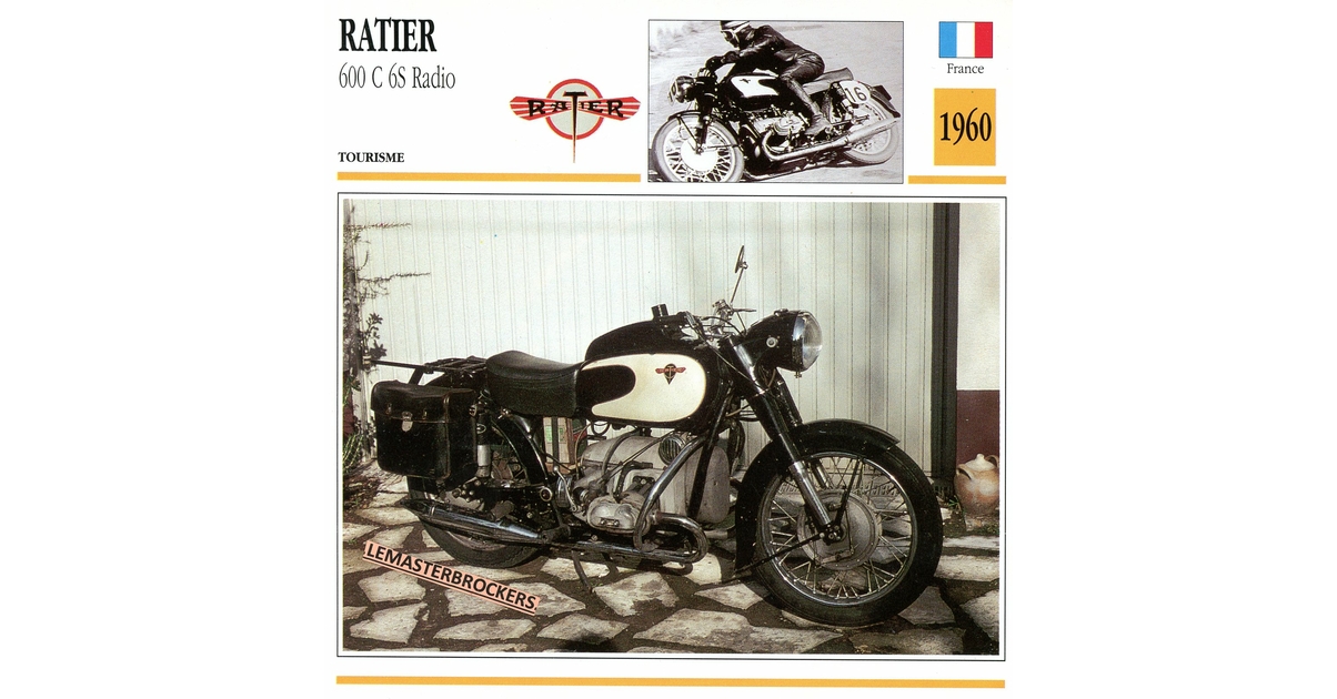 RATIER 600 CC 6S RADIO 1960 - FICHE MOTO ATLAS - FICHES MOTO ...
