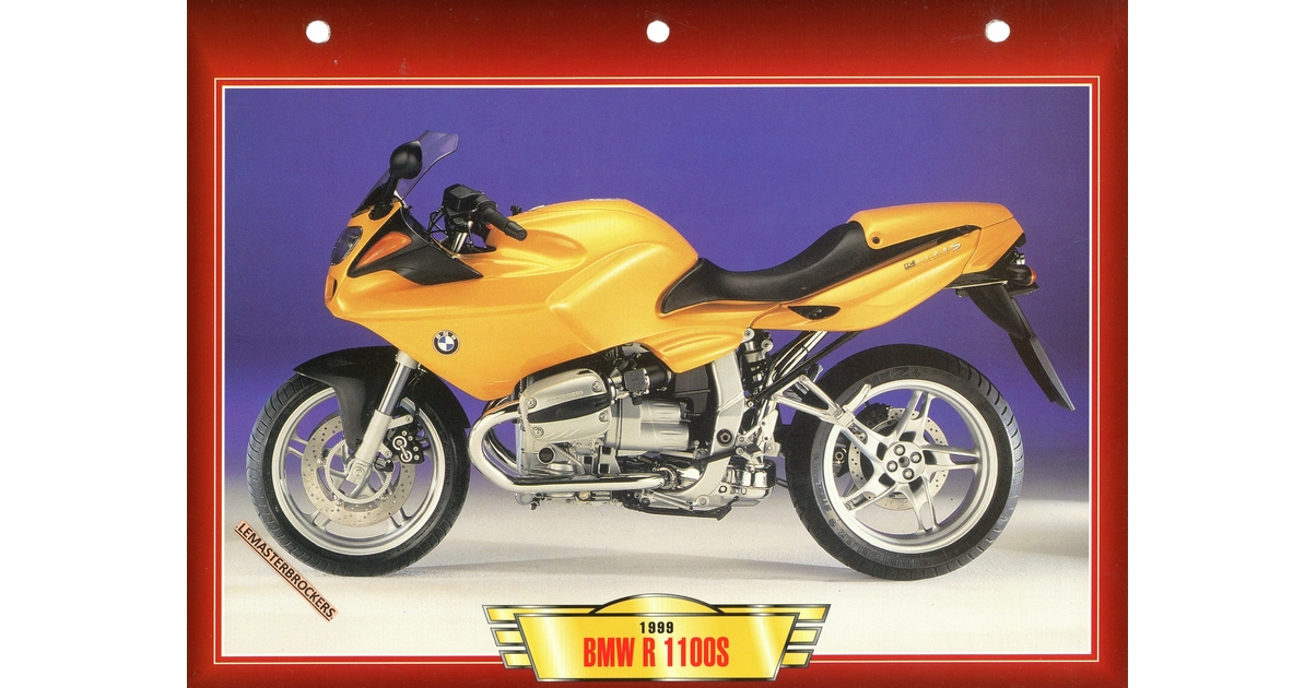 FICHE BMW R1100S 1999 - FICHE TECHNIQUE MOTO BMW - FICHES MOTO