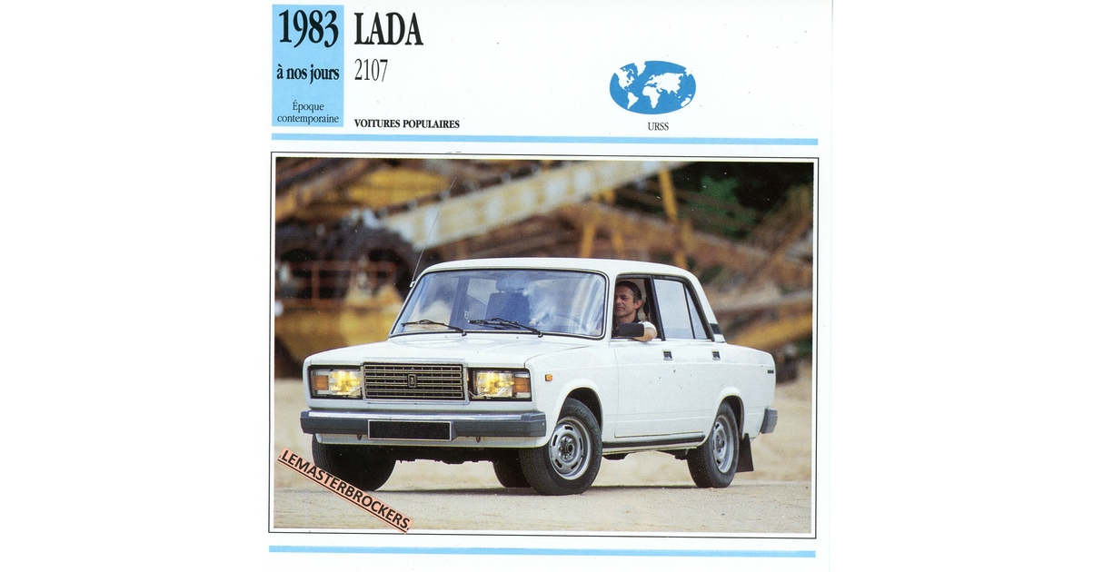 LADA 2107 1983 - FICHE AUTO - FICHES AUTO - LEMASTERBROCKERS