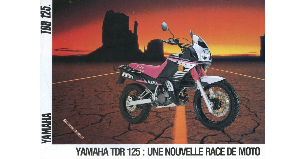 BROCHURE MOTO YAMAHA TDR 125 - 1990 - AUTO / MOTO (BROCHURES & FICHES ...