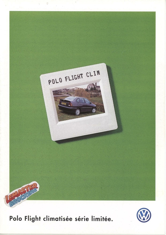 BROCHURE VW POLO 1.4 1.6 1.9 SDI FLIGHT CLIM SÉRIE LIMITÉE 1997