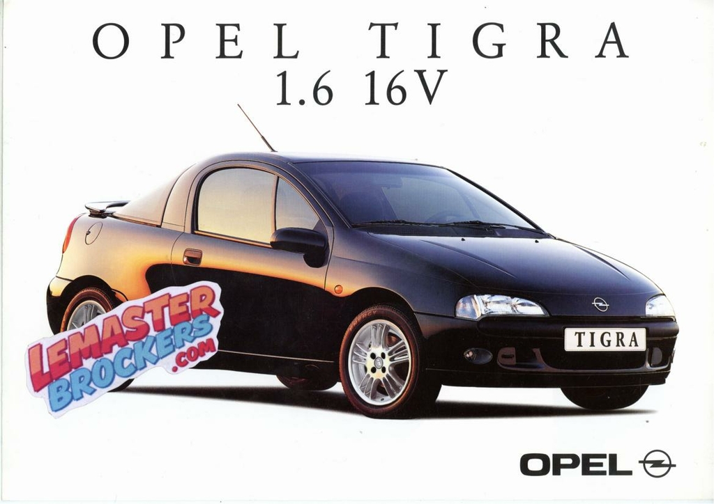 BROCHURE OPEL TIGRA 1.6 16V 1999 - AUTO / MOTO