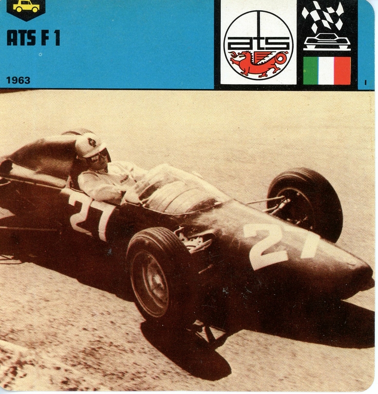 FICHE ATS F1 1963 - FICHES AUTO - LEMASTERBROCKERS