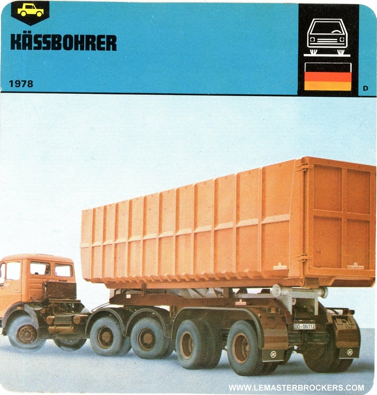 CAMION KÄSSBOHRER - FICHE COLLECTION - COLLECTIONS/FICHE CAMION