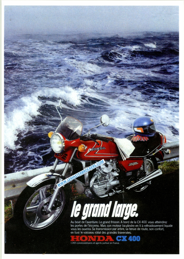 BROCHURE MOTO HONDA CX 400 CX400 - BROCHURES MOTO - LEMASTERBROCKERS