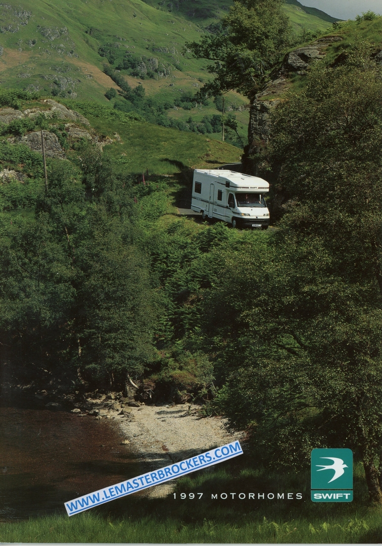 BROCHURE CAMPING-CAR SWIFT 1997 MOTORHOMES KON-TIKI ROYALE SUNDANCE ...