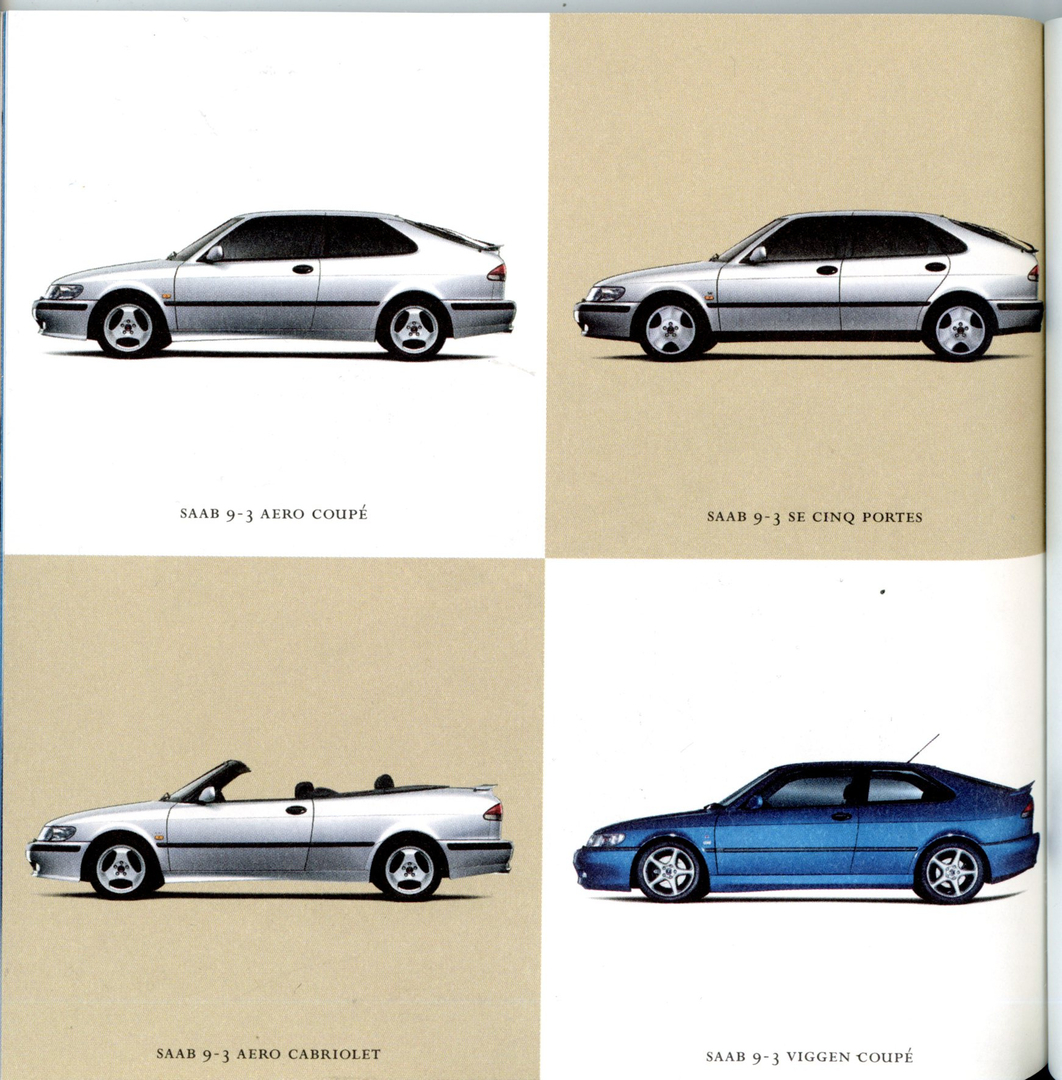 CATALOGUE SAAB 93 COUPE VIGGEN AERO 95 - BROCHURES AUTO - LEMASTERBROCKERS