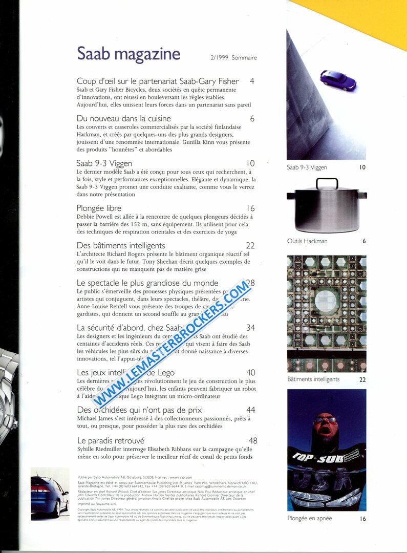MAGAZINE SAAB 93 VIGGEN 1999 - AUTO / MOTO (BROCHURES & FICHES ...