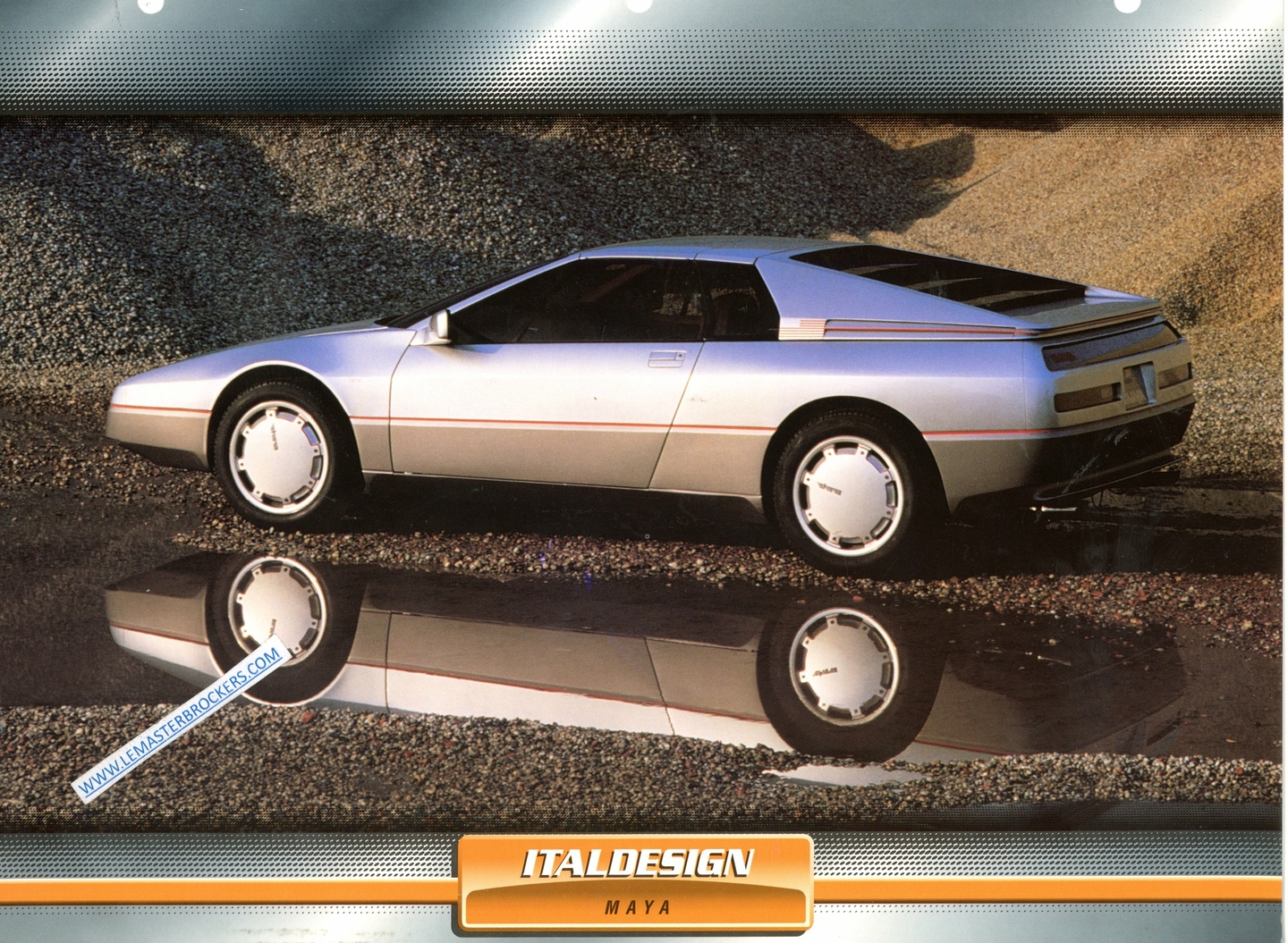 FICHE ITALDESIGN MAYA PROTOTYPE 1984 - FICHES AUTO - LEMASTERBROCKERS