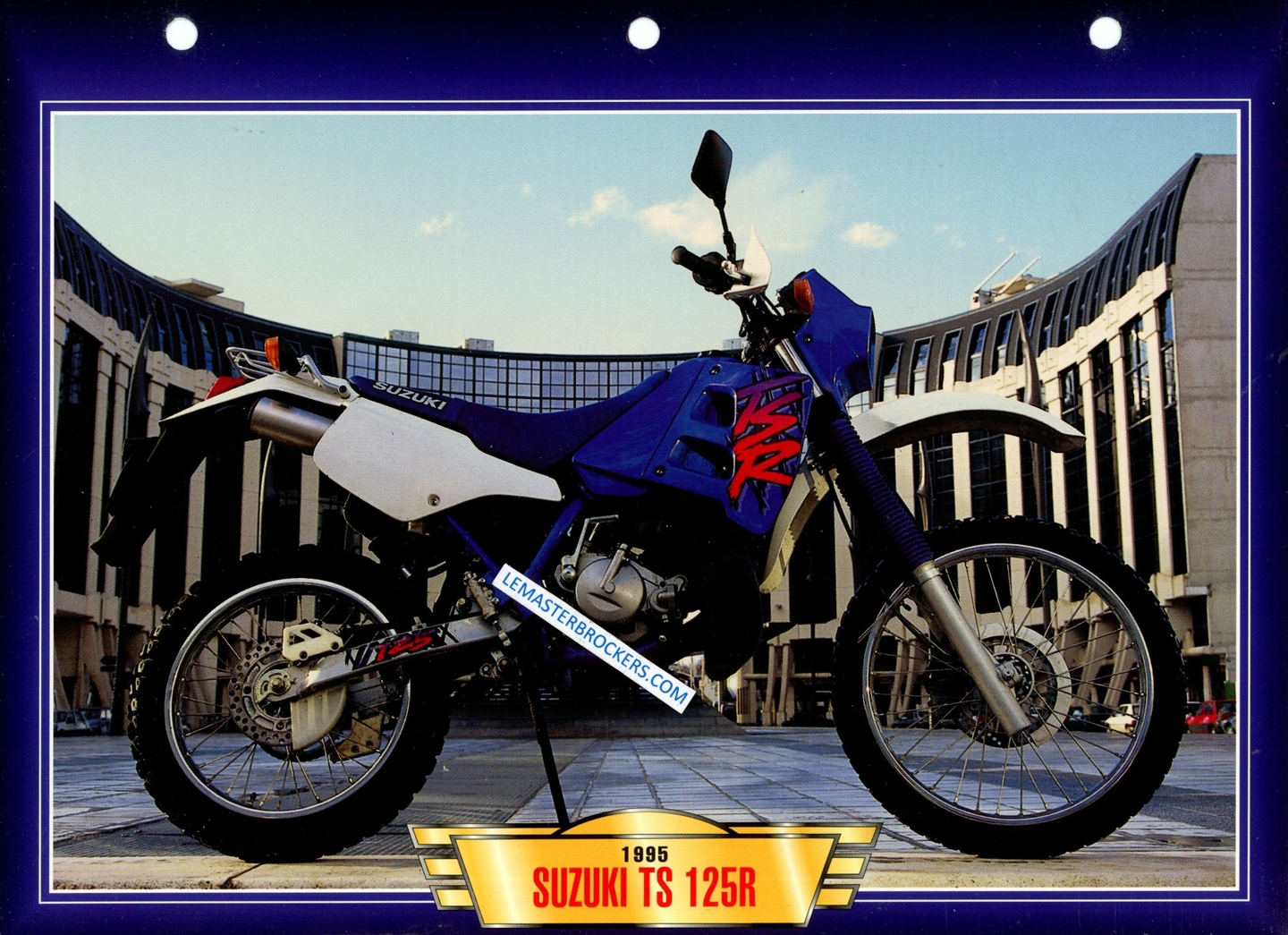 FICHE MOTO SUZUKI TS 125 R TS125R 1995 - FICHES MOTO