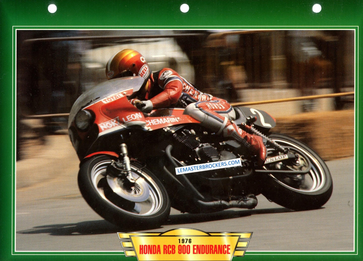 HONDA RCB 900 ENDURANCE 1976 - AUTO / MOTO (BROCHURES & FICHES)/FICHES ...