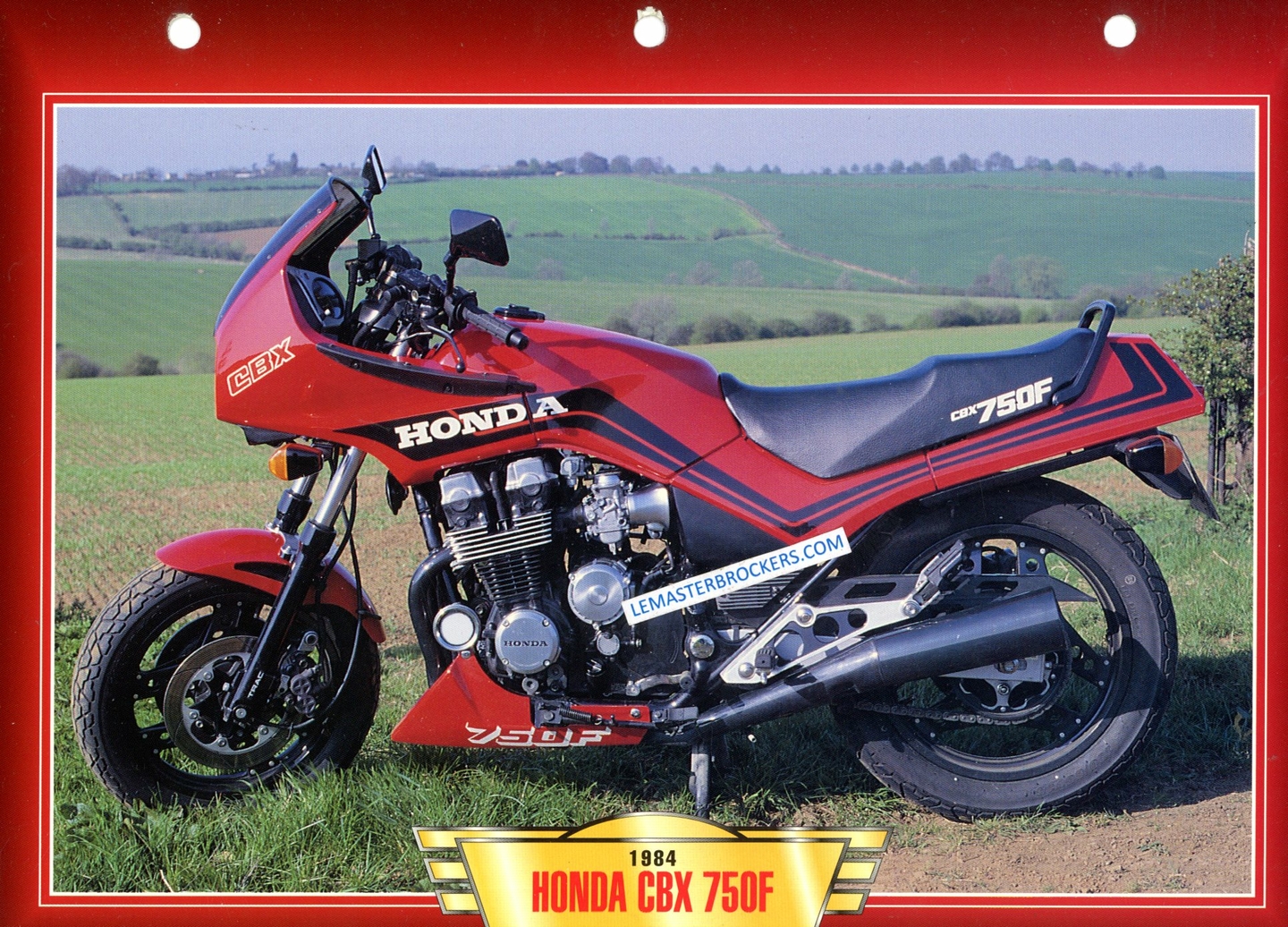 HONDA CBX 750F CBX750 F 1984 - FICHES MOTO/FICHES MOTO HONDA ...