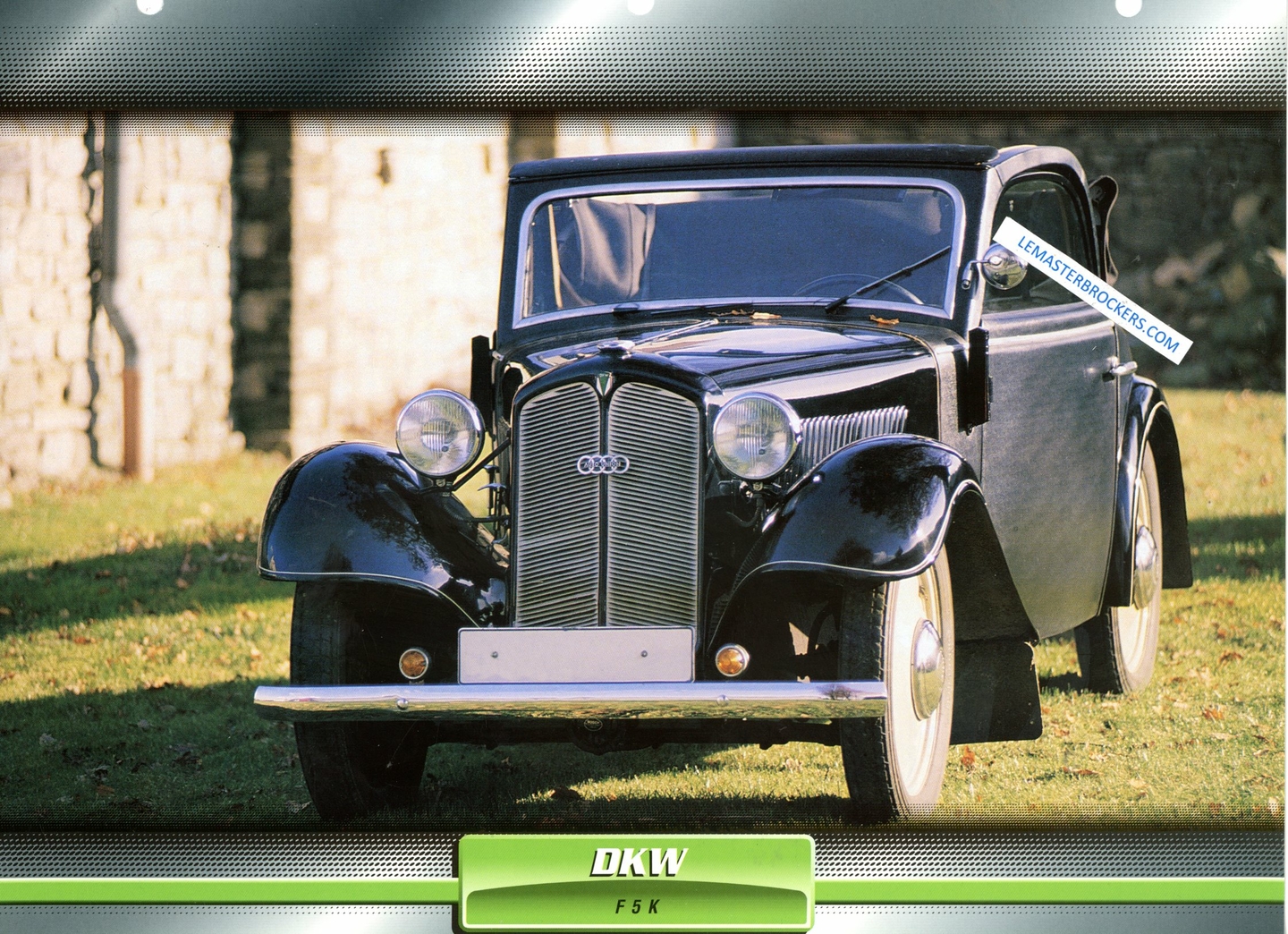 DKW F5K 1935 - FICHES AUTO - LEMASTERBROCKERS