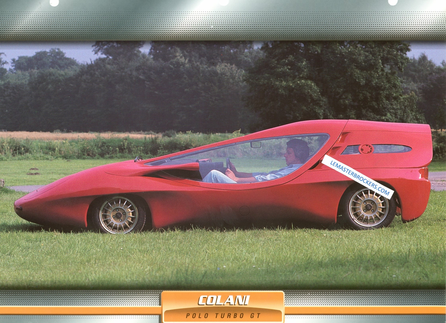 Colani Polo Turbo Gt 1978 Prototypes Fiches Auto