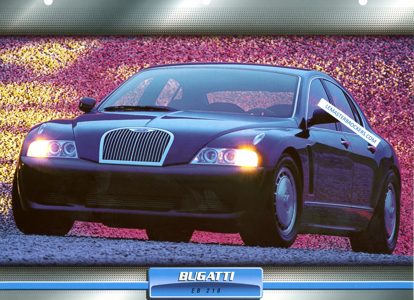 BUGATTI EB 218 EB218 1999 - FICHES AUTO - LEMASTERBROCKERS