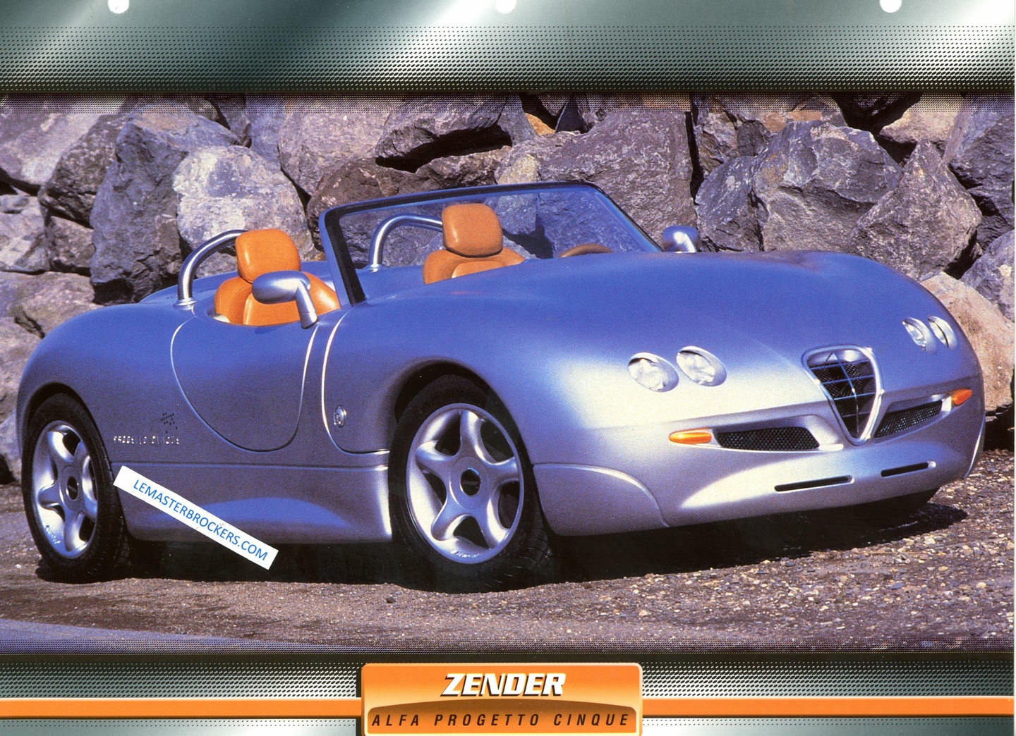 ZENDER ALFA PROGETTO CINQUE 1995 PROTOTYPE - FICHES AUTO