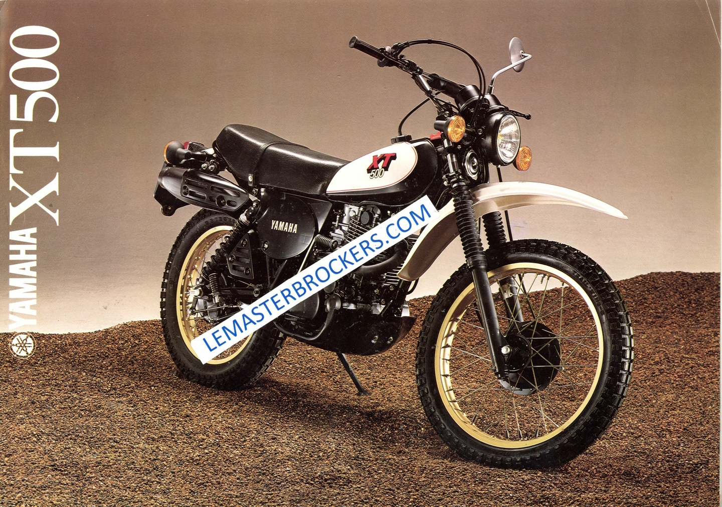 MOTO YAMAHA XT 500 XT500 1980 - BROCHURES MOTO