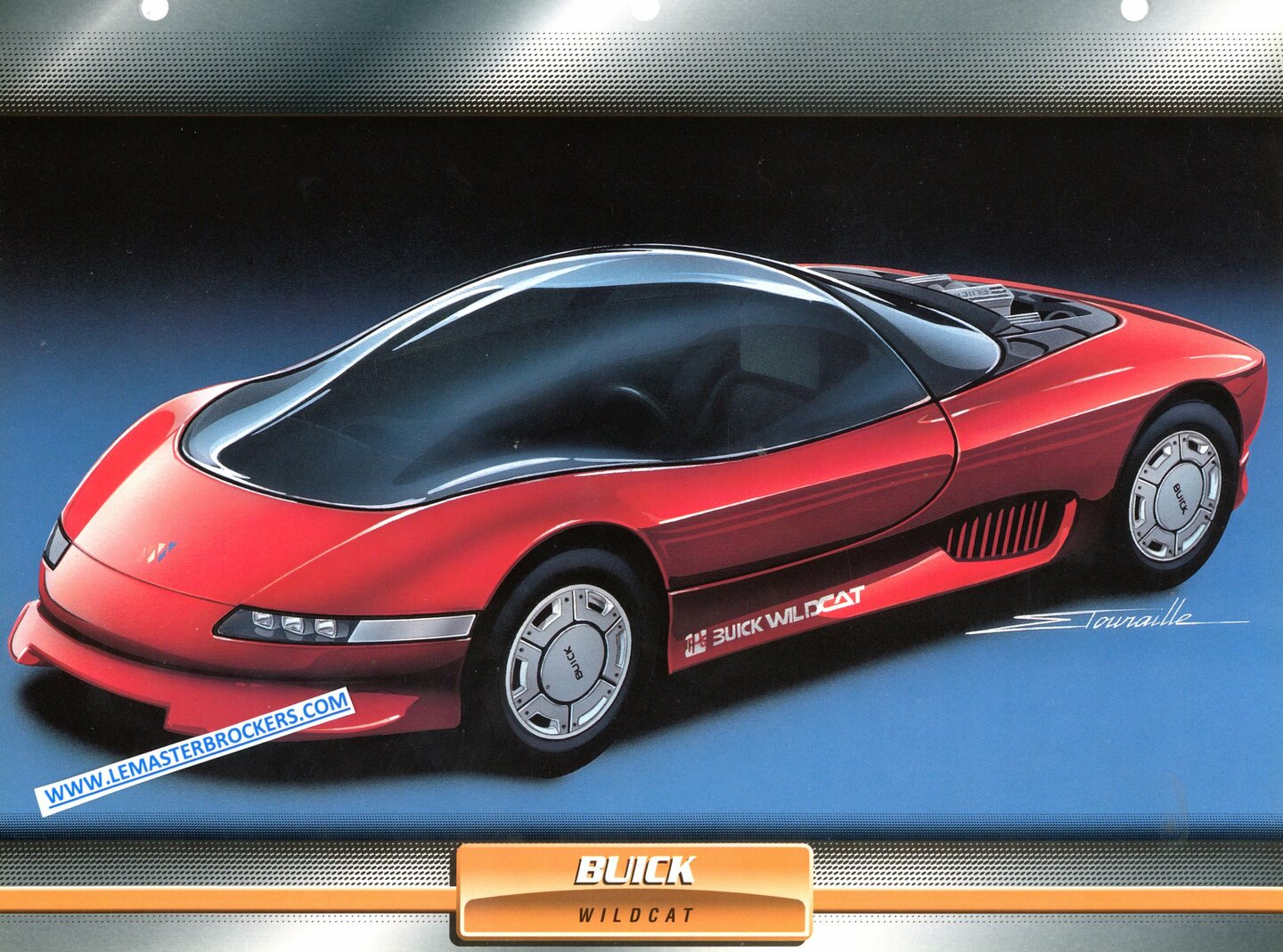 BUICK WILDCAT 1985 FICHE LITTÉRATURE AUTOMOBILE PROTOTYPE - FICHES AUTO ...