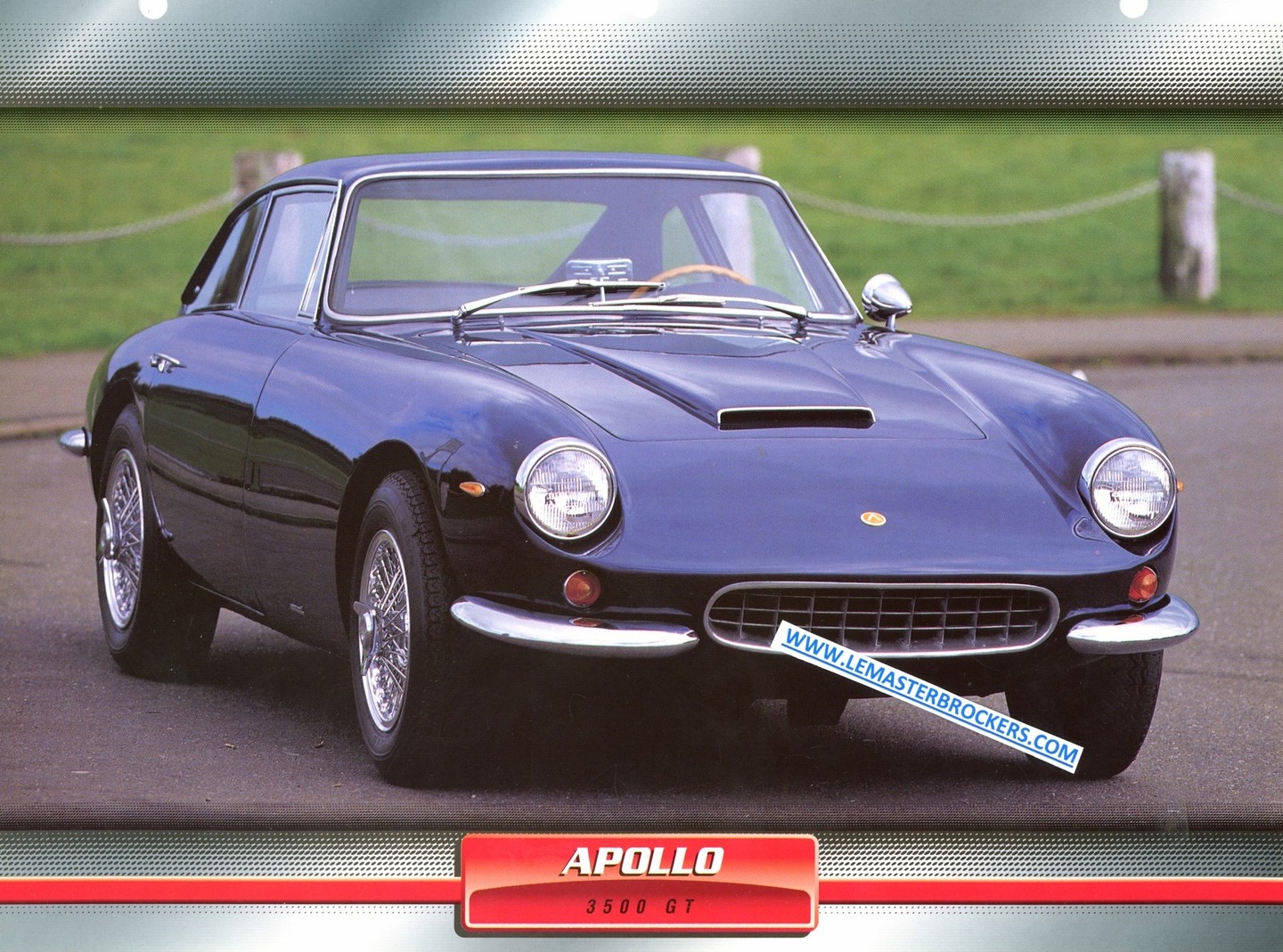 APOLLO 3500 GT 1963 FICHE LITTÉRATURE AUTOMOBILE - FICHES AUTO