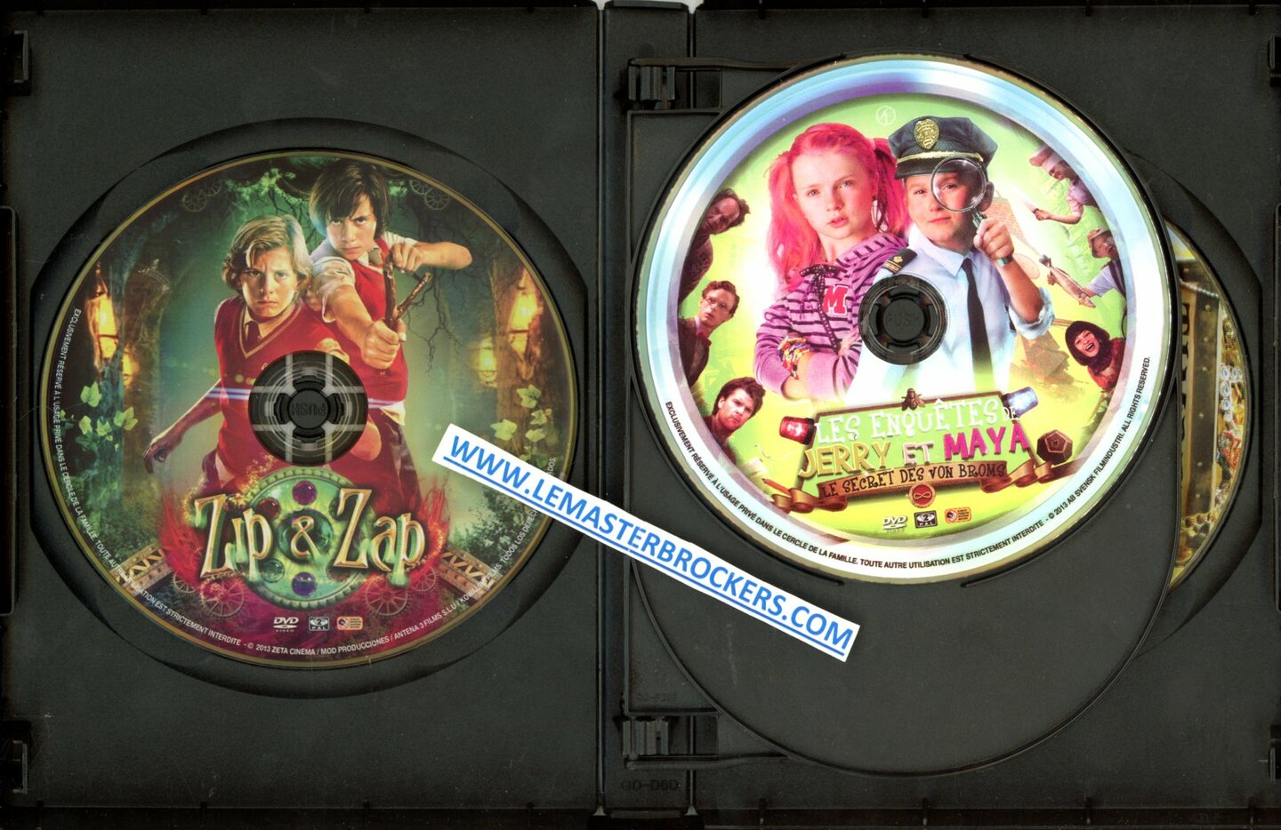 COFFRET FILMS DVD : ZIP & ZAP - LES ENQUETES DE JERRY ET MAYA - TIMBER ...