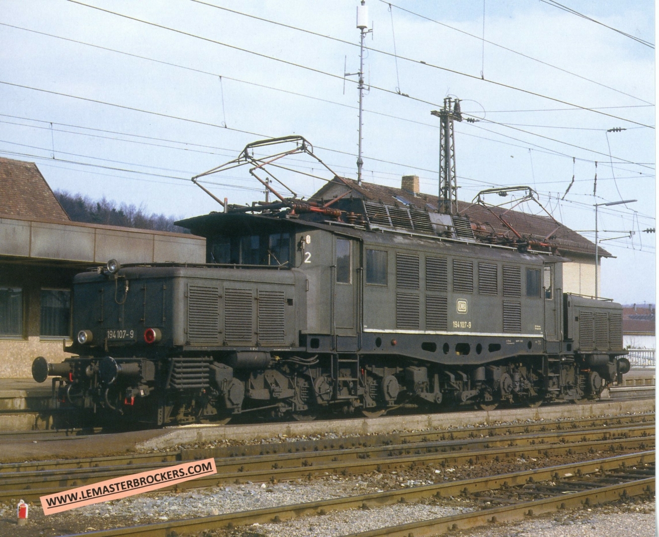 LOCOMOTIVE COCO SÉRIE E 94 CROCODILE – ALLEMAGNE 1940 – FICHE TRAIN ...