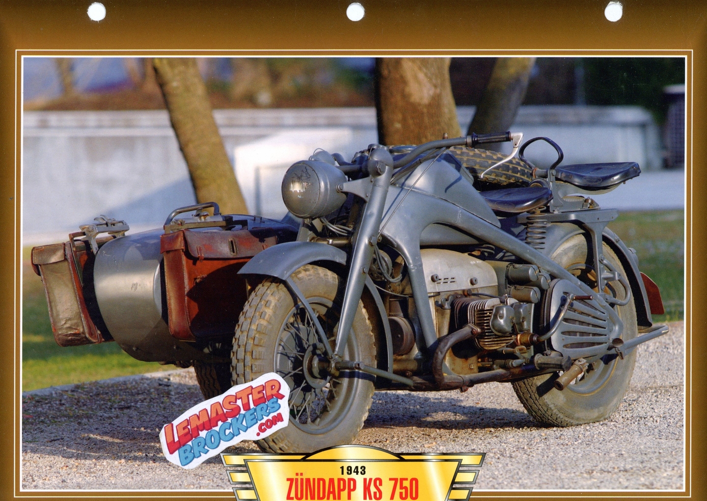 FICHE MOTO ZUNDAPP KS 750 1943 - FICHES MOTO