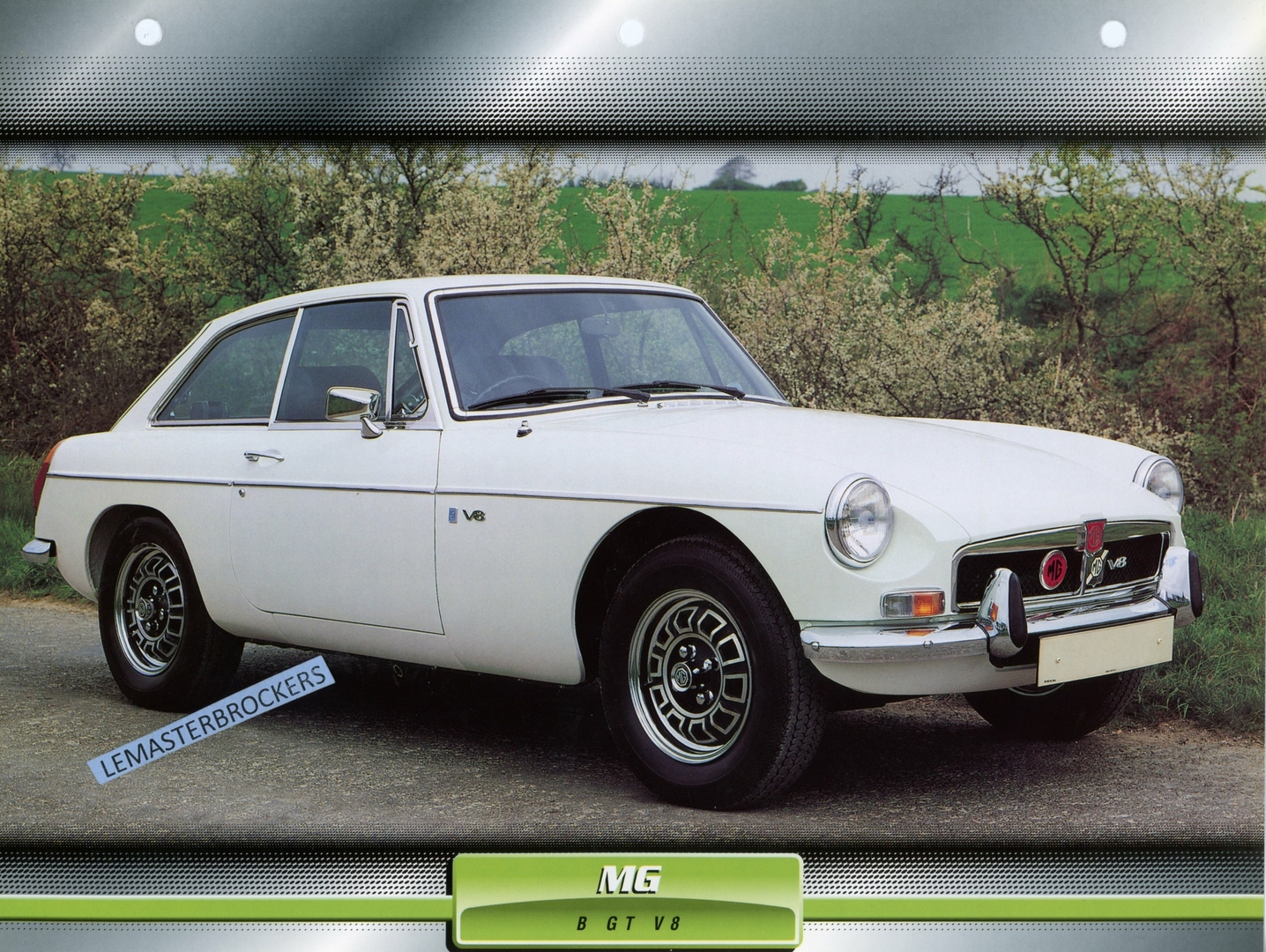 MG B GT V8 MGB - FICHE AUTO ATLAS LITTÉRATURE AUTOMOBILE ...