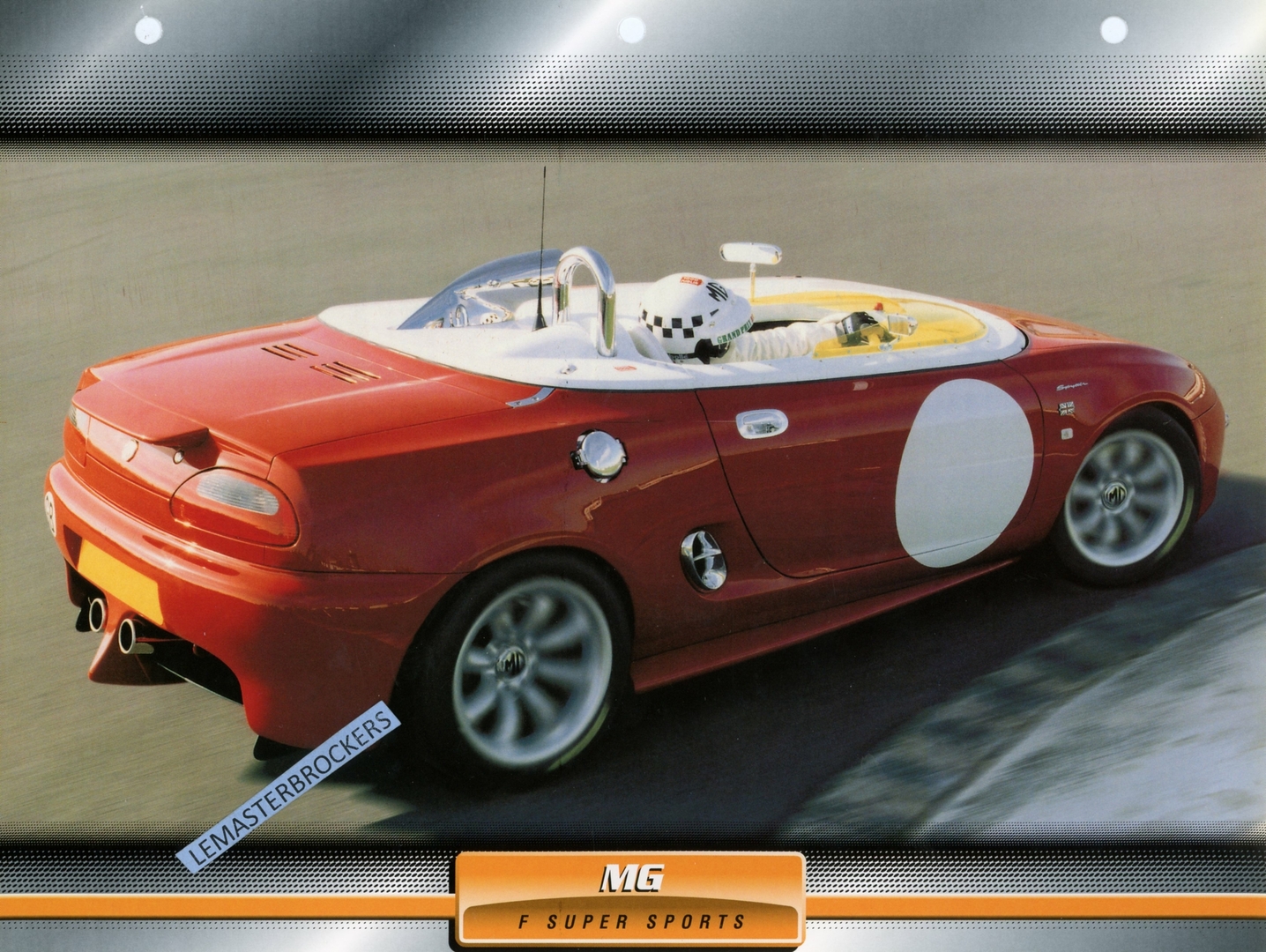 MG F MGF SUPER SPORT 1998 - FICHE AUTO ATLAS LITTÉRATURE AUTOMOBILE ...
