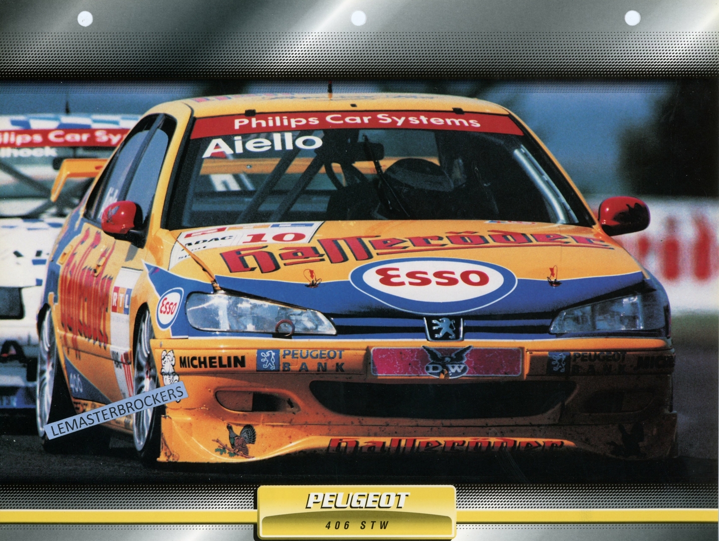 PEUGEOT 406 STW FICHE AUTO ATLAS LITTÉRATURE AUTOMOBILE CARACTÉRISTIQUES TECHNIQUES - FICHES ...