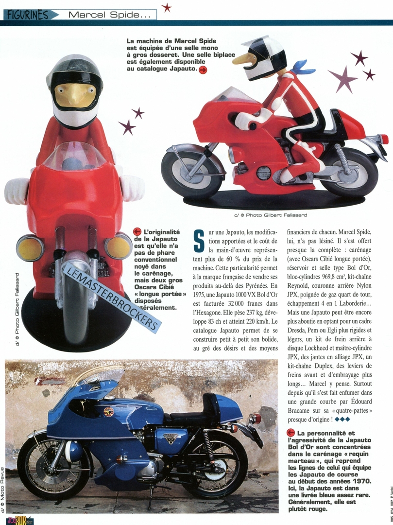 HONDA JAPAUTO 1000 BOL D'OR REPLICA 1975 JOE BAR TEAM MARCEL SPIDE ...