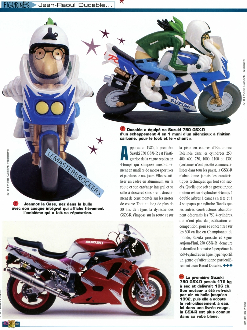 SUZUKI 750 GSX-R 1993 JOE BAR TEAM JEAN-RAOUL DUCABLE - FICHE MOTO ...
