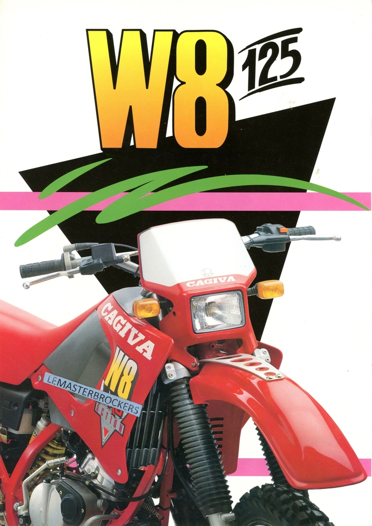 CAGIVA W8 125 - BROCHURE MOTO CAGIVA - BROCHURES MOTO - LEMASTERBROCKERS