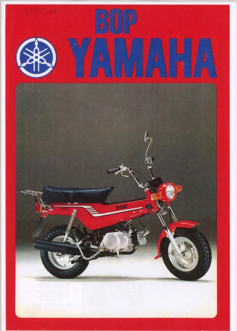 YAMAHA BOP FAC-SIMILÉ BROCHURE MOTO 50 - BROCHURES MOTO