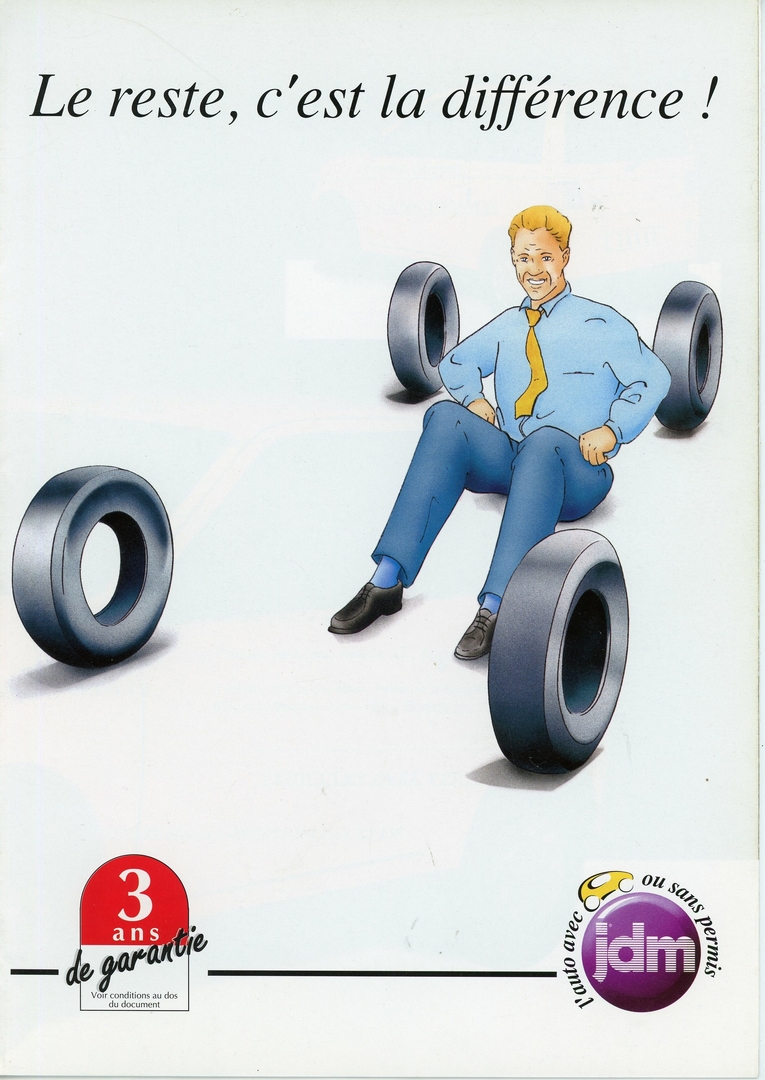 BROCHURE JDM ORANE - DOCUMENTATION PUBLICITAIRE VOITURETTE