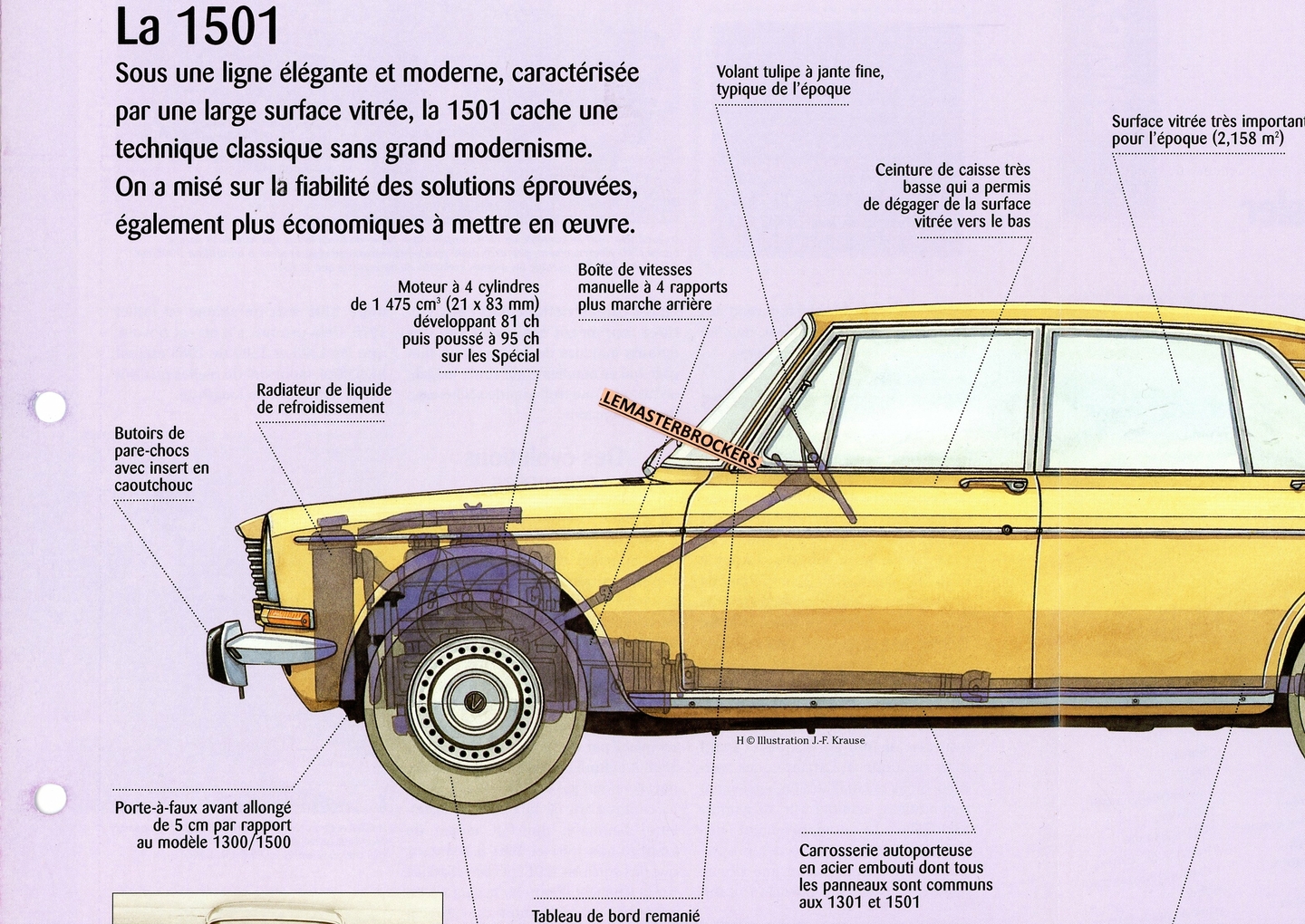 FICHE SIMCA 1501 - BROCHURE DOUBLE PAGES FICHE TECHNIQUE 1501 - FICHES ...