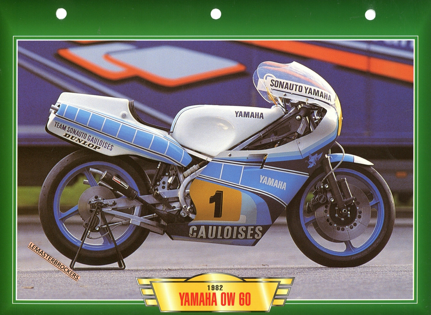 FICHE MOTO YAMAHA OW60 1982 - FICHE TECHNIQUE YAMAHA OW - FICHES MOTO ...