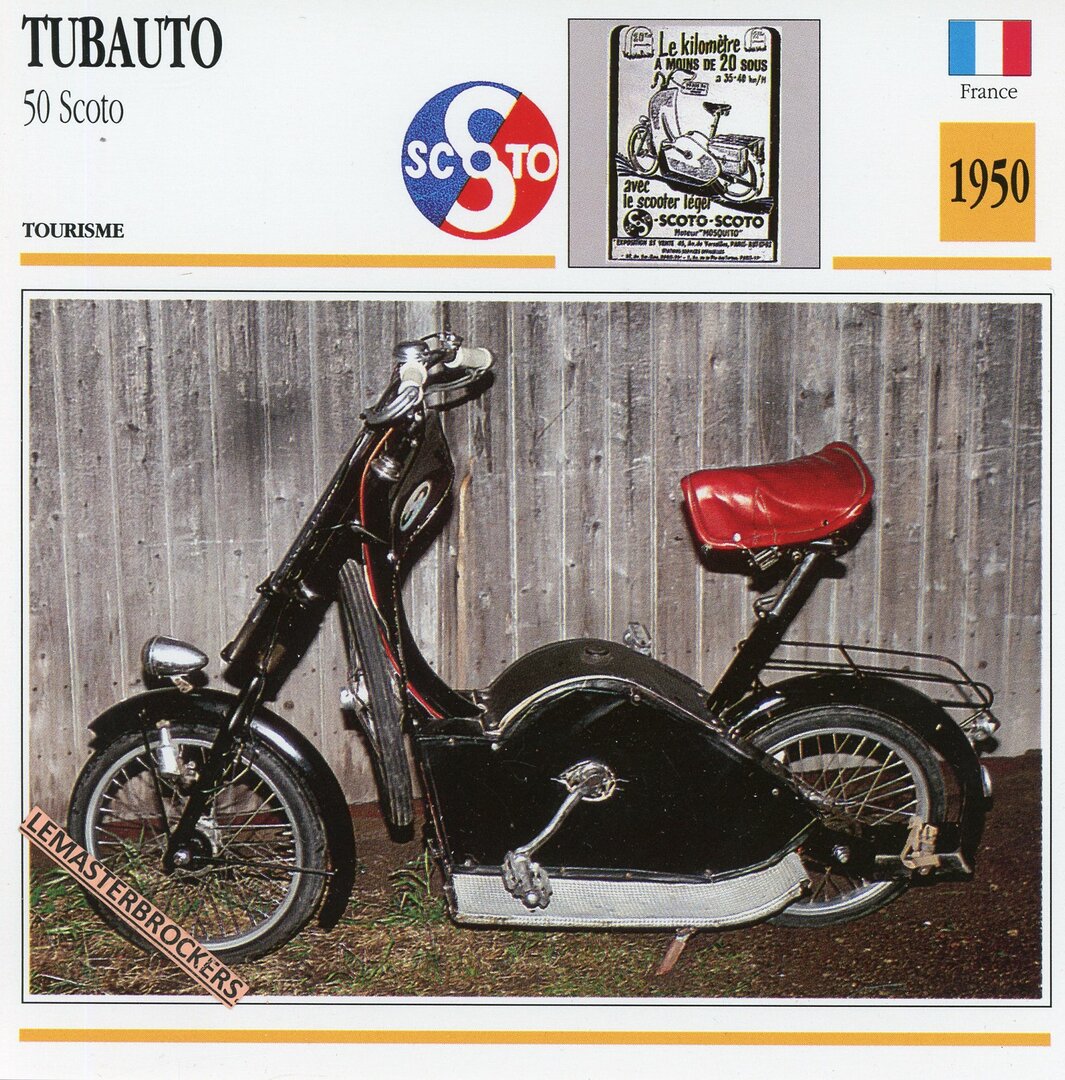 TUBAUTO 50 SCOTO 1950 - FICHE MOTO ATLAS - FICHES MOTO - LEMASTERBROCKERS