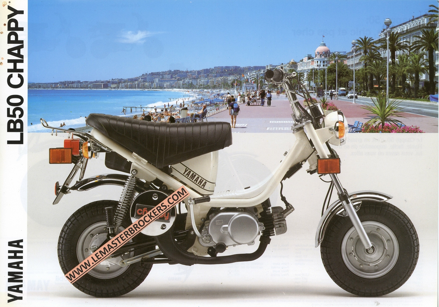 BROCHURE YAMAHA LB50 CHAPPY 50 1990 - BROCHURES MOTO