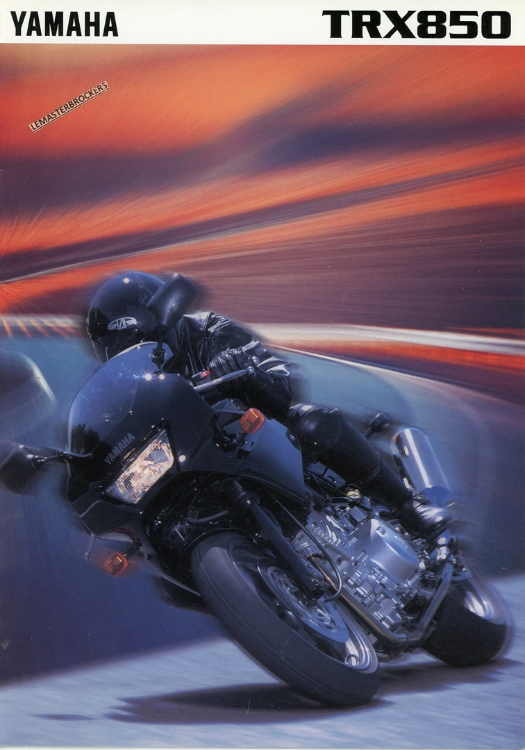 BROCHURE YAMAHA TRX 850 TRX850 - BROCHURE MOTO - BROCHURES MOTO ...