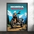 HONDA AFRICA TWIN - AFFICHE MOTO IMPRESSION SUR TOILE