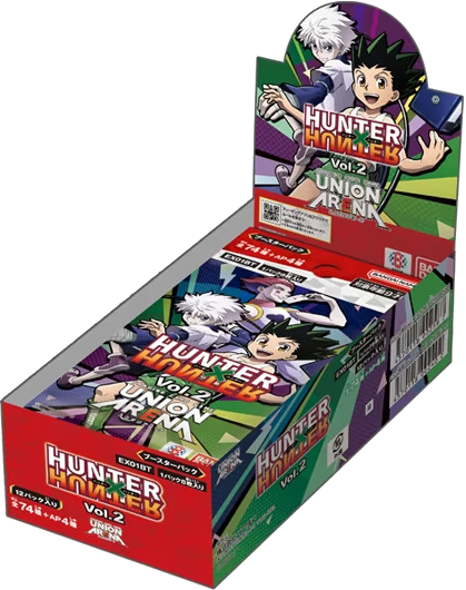 Union Arena - Boite de 12 Boosters Hunter X Hunter Extra Booster Pack Vol2. JP - Naruto/Autres ...