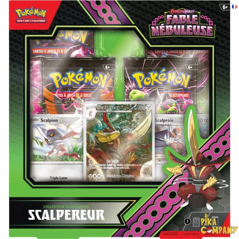 Pokémon - EV6.5 Tripack Pêchaminus Ecarlate Et Violet Fable Nébuleuse EV06.5 - FR - POKEMON/ETB ...