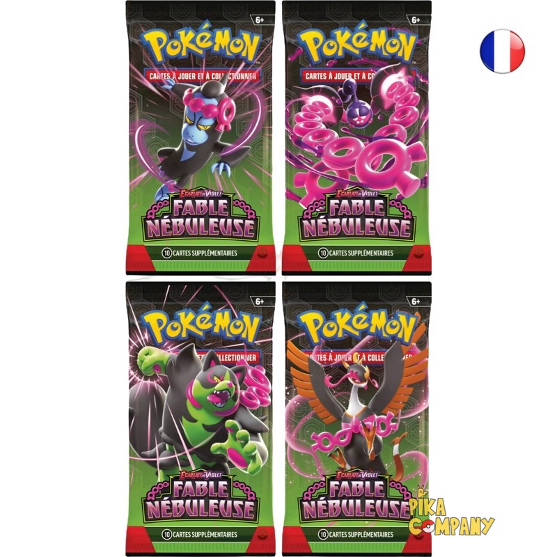 Pokémon - EV6.5 X1 Booster Modèle aléatoire Ecarlate Et Violet Fable ...