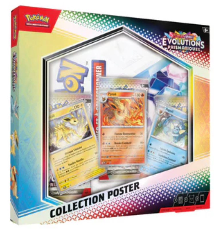 Pokémon - Coffret Collection Poster EV8.5 Évolutions Prismatiques FR ...