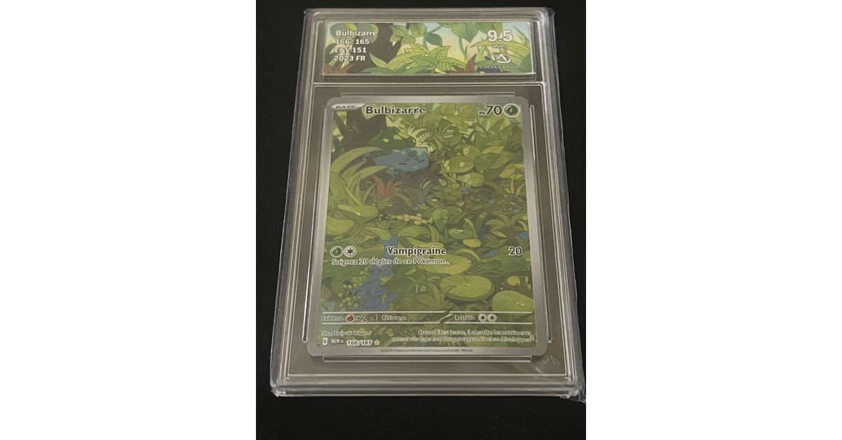 Bulbizarre 166 AR 151 FR Collect Aura 9.5 - Cartes à l'unité/Cartes ...